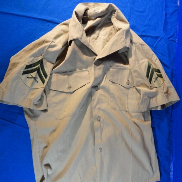 Shirts | Sz28x38 Usmc Marine Corps Mens Shirt Quarter Length Sleeve ...